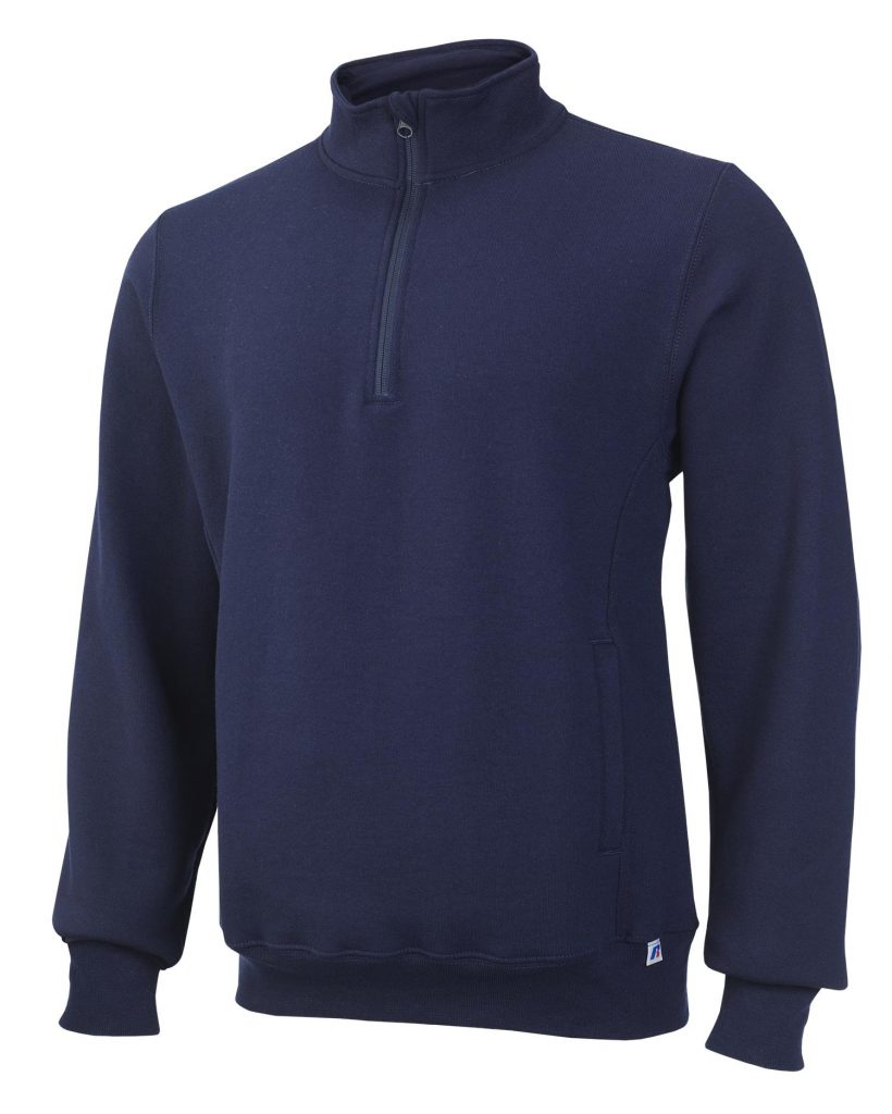 Russell Athletic Dri Power 1 4 Zip Sweatshirt